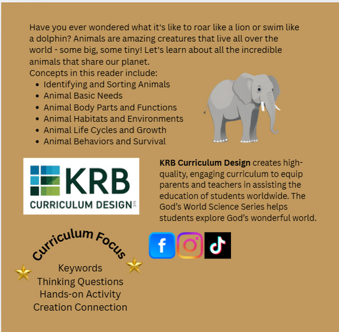 K-2 Awesome Animals – KRB Curriculum Design